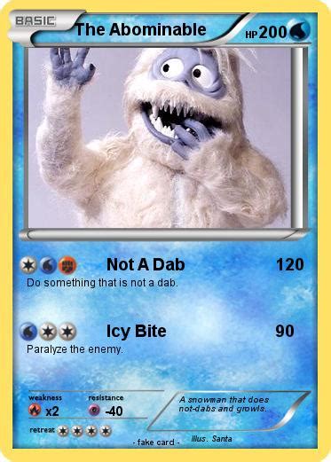 Pokémon The Abominable Not A Dab My Pokemon Card