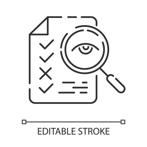 Professional Proofreading Service Linear Icon Text Editing Mistake