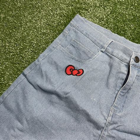 Hello Kitty Jorts Size Xl Brand New Never Worn Depop