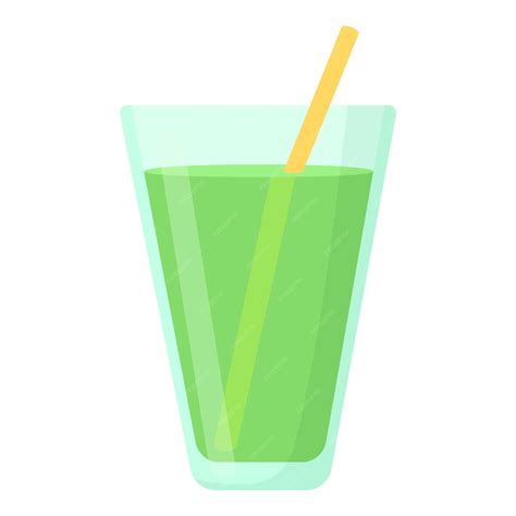 Premium Vector Juice In Glass Icon Cartoon Illustration Of Juice In