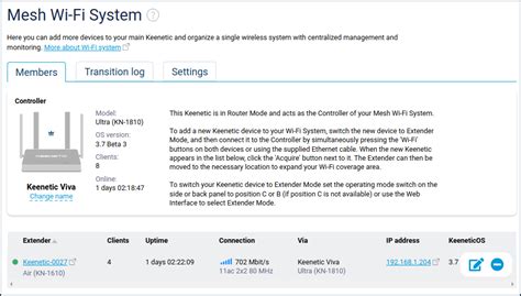 Static Ip Address Assignment On Wi Fi System Extenders Keenetic