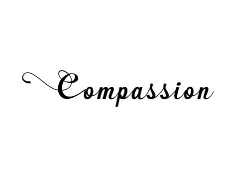 Compassion Svg Typography Graphic By Expressyourself82 · Creative Fabrica