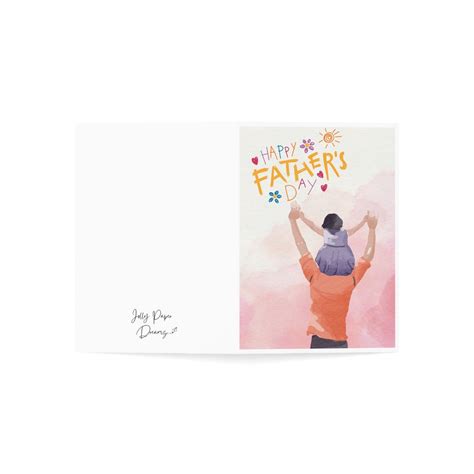Fathers Day Card Fathers Day Card From Daughter Happy Fathers Day
