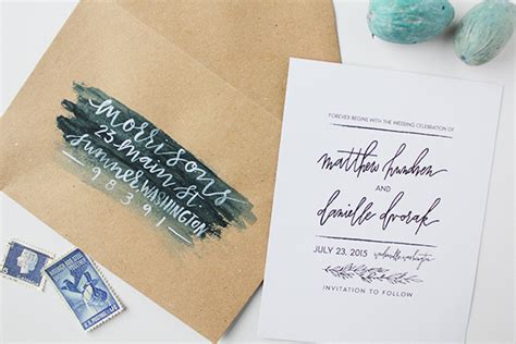 Danielle Matts Calligraphy Watercolor Save The Dates