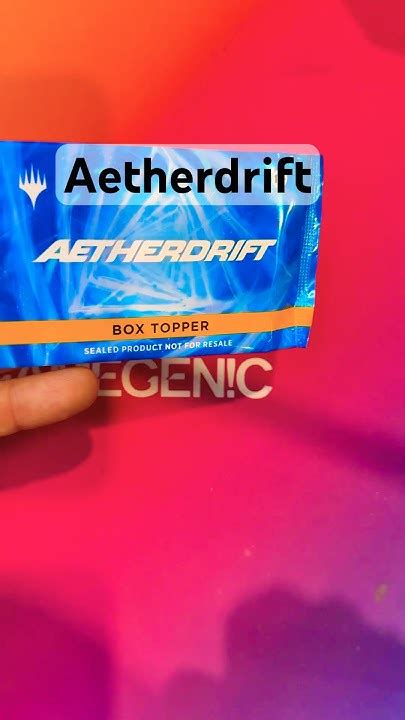 Mtg Aetherdrift Collectors Box Topper Magicthegathering Boxtopper
