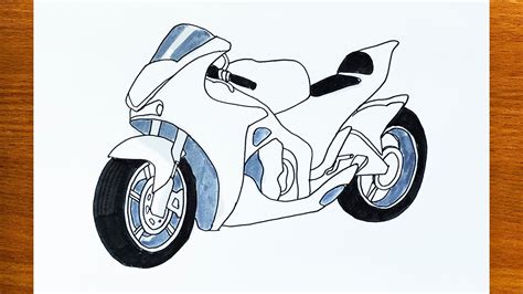 How To Draw A Motorcycle Honda Rc212v Easy Drawing Ideas For