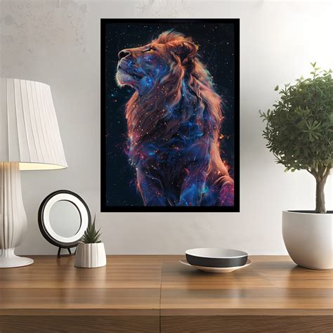 Lion Poster Lion Wall Art Lion Wall Decor Lion Art Lion Print