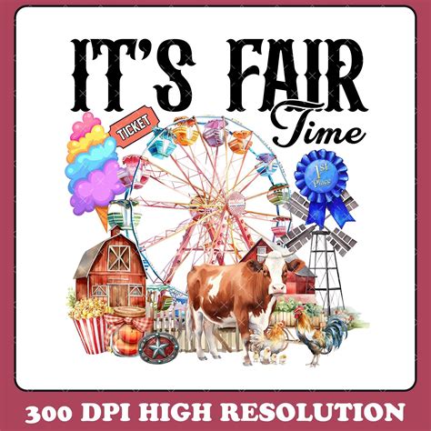 Its Fair Time Png State Fair Digital Download Corn Dogs Ferris Wheel