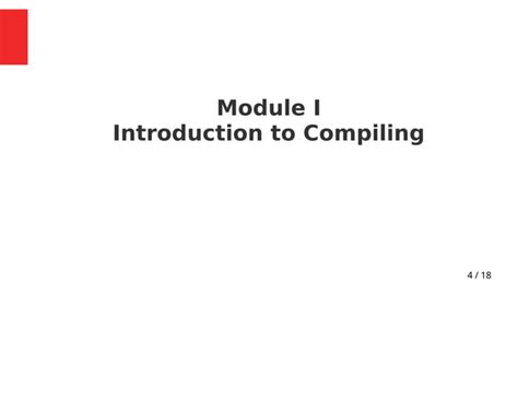 Computer Sciencecompiler Introduction Lecture Notes PPT