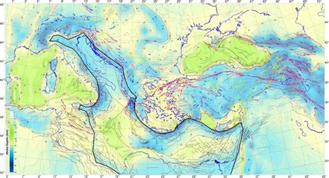 The Moho Depth Model Resulting From A Combination Of Two Different Download Scientific Diagram