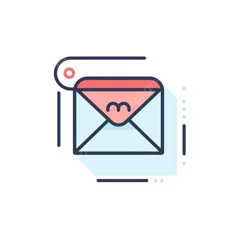 Line Icon That Represents An Email Vector Mail Lineal Icon Flat Icon