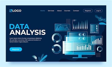 Data Analysis Template Design Free Vector Data Analytics Data