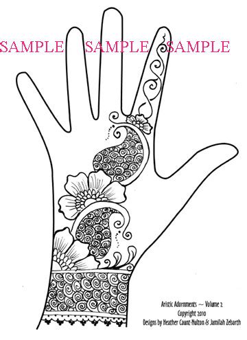 Henna Hand Drawing At Getdrawings Free Download