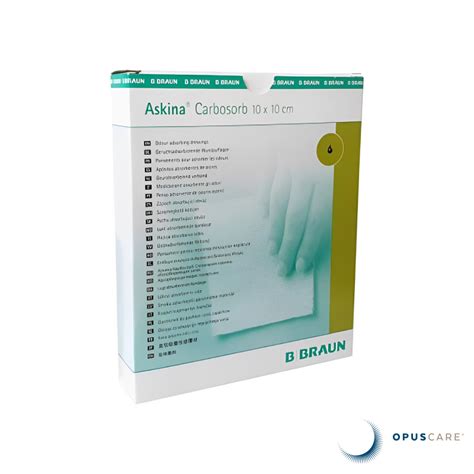 Askina Carbosorb 10x10cm Cx10 Tratamento De Feridas Opus Care