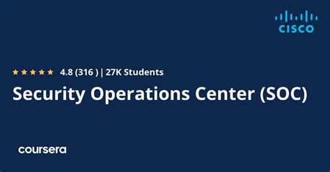 Security Operations Center Soc Coursera