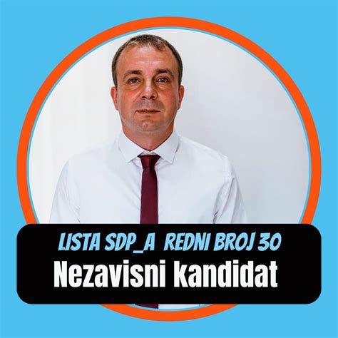 Salih Nadzak Kandidat Za Skupštinu Zdk