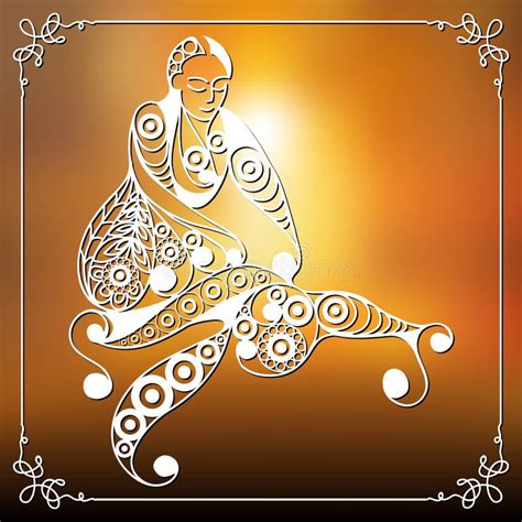 Graphic Illustration Of With Thai Massage 6 Stock Vector Illustration