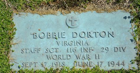 116th Infantry Regiment Roll Of Honor Ssg Robert Dorton