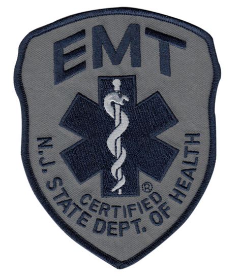 Nj State Doh Emt Shoulder Patch Heros Pride