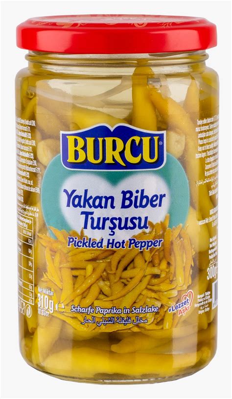 Burcu Yakan Biber Tursu Chilipaprikat Suolaliemessä 310 150g Cam