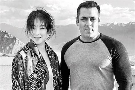 Chinese Actress Zhu Zhu Wraps Up Tubelight Bid Farewell To Salman Khan