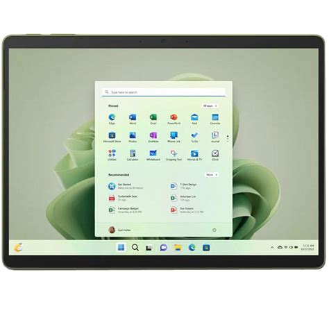 Microsoft Surface Pro 9 13 Tablet I5 8gb 256gb Forest With Microsof