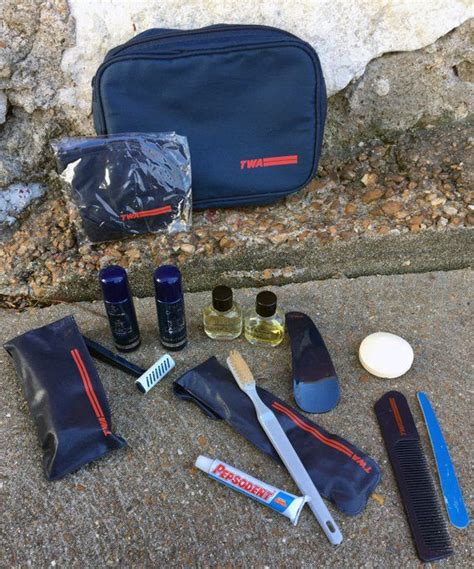 Vintage Twa First Class Travel Bag Mens Toiletries From Etsy