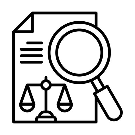 Research Ethics Icon Line Illustration 51318746 Vector Art At Vecteezy