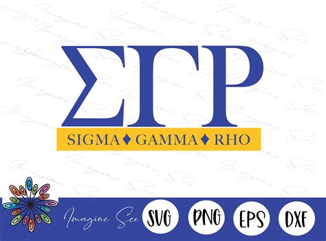 Sigma Gamma Rho Sorority Svg Greek Letters Png Greek Svg Digital