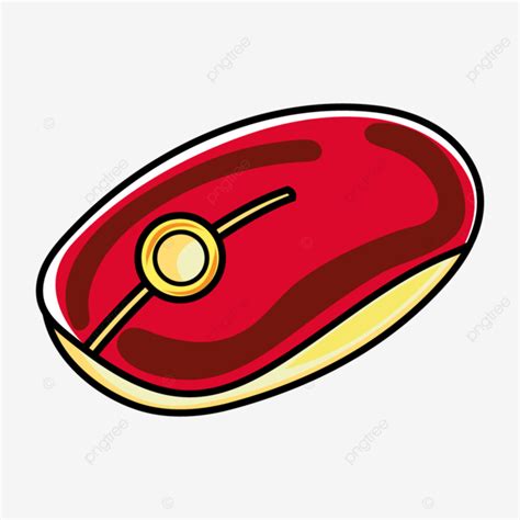 Red Wireless Computer Mouse Red Mouse Animated Wireless Mouse