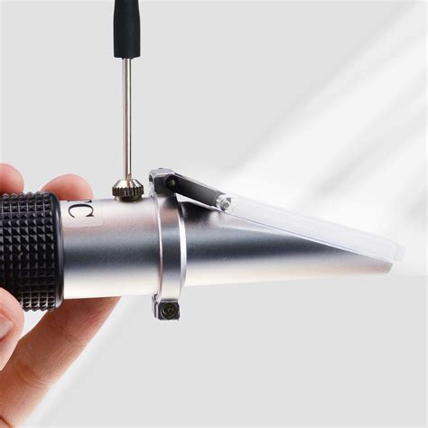 Buy Beer Brix Refractometer With Atc Optic Dual Scale 0~32 Brix Specific Gravity Wine Wort