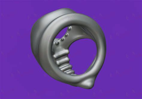 Obj File Cock Ring And Ball Separator 💍・3d Printable Model To Download・cults
