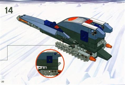 Lego Instructions For Set 4743 Ice Blade Alpha Team Mission Deep Freeze