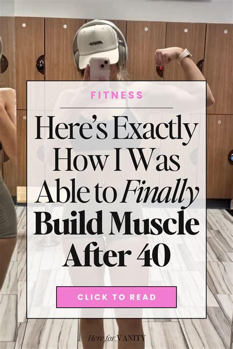 The Truth About Building Muscle After 40 Women Over 40 Workout Plan