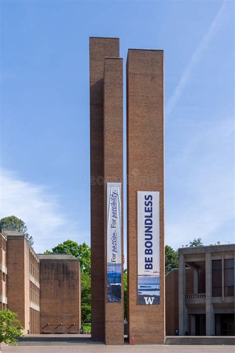 Odegaard Library On The Campus Of The University Of Washington