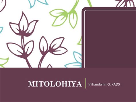 Filipino10 Introduksiyon Mitolohiya Ppt