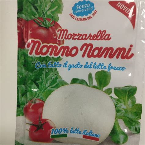 Mozzarella Nonno Nanni Kalorie Kj A Nutriční Hodnoty