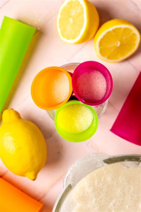 Creamy Lemon Hydrating Electrolyte Popsicles