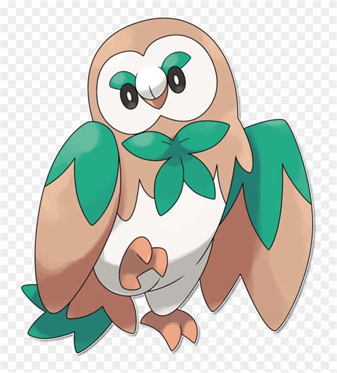 Rowlet S Evolution Png Download Rowlet Final Evolution Shiny