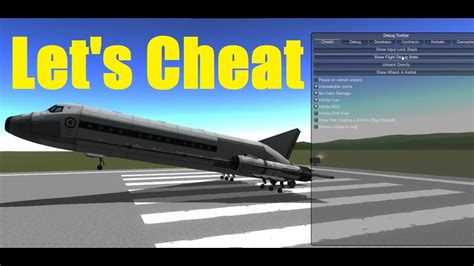Lets Cheat On Kerbal Space Program Debug Menu Infinite Fuel No Gravity Noelonpc Youtube
