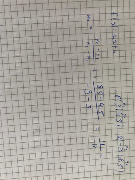 Lineare Funktionen M Berechnen Mathematik Lineare Funktion