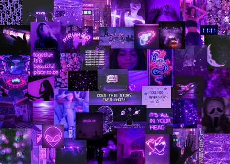 Dark Purple Aesthetic Laptop Wallpapers Wallpaper Cave
