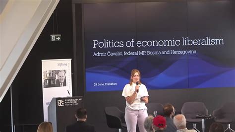 Admir Čavalić On Linkedin Predavanje U Frankfurtu Politika Ekonomskog Liberalizma