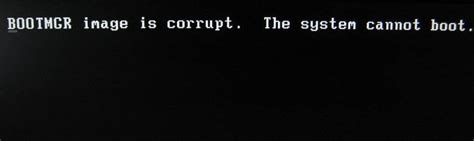 Fix Bootmgr Image Corrupt Problem