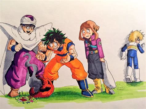 My Hero Academia And Dbz Crossover I Discovered This Photo On Twitter By Username Philvzq I Take
