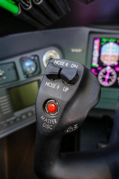 Premium Photo Cockpit Controls