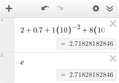 This Approximation Of E I Made Will Blow Your Minds R Desmos