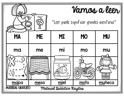 Materiales Educativos Para Maestras De Preescolar Infantil Y Primaria Material Para Lectura