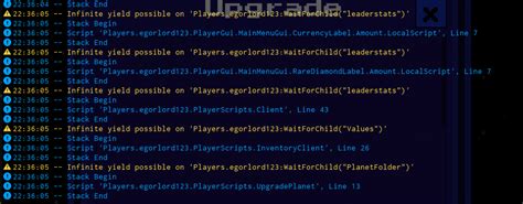 Problem With Game In Roblox Infinite Yield Possible Scripting Support Developer Forum Roblox