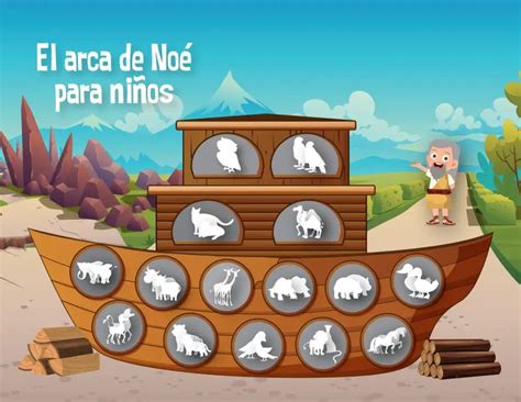 Juego Arca De Noé Para Niños Pdf Manualidades De La Biblia Para